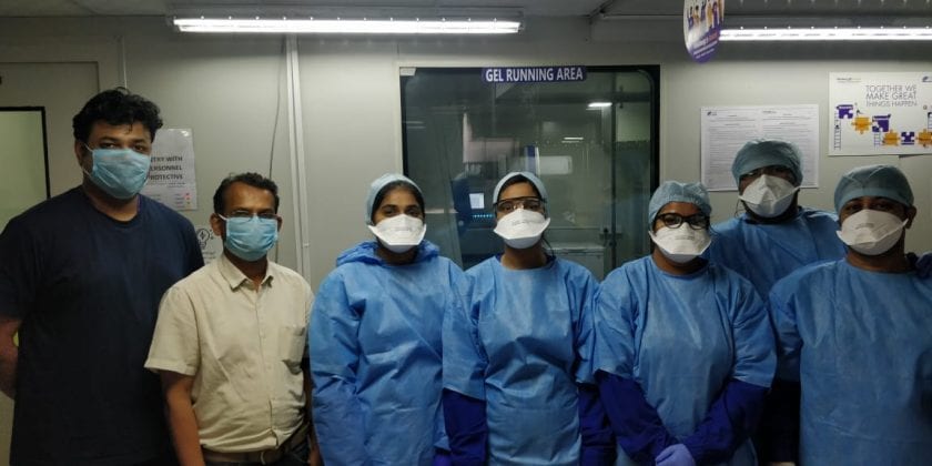 COVID-19: For lab technicians, it's a litmus test