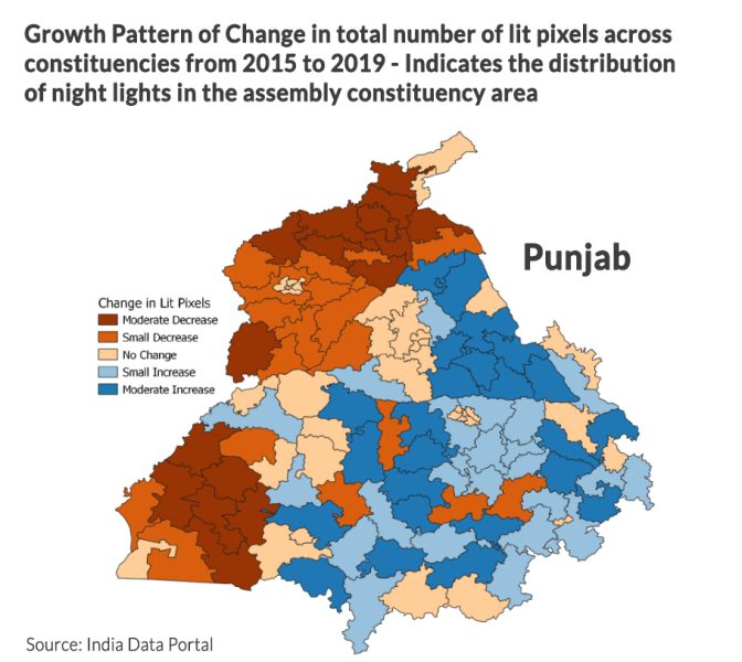 Punjab shining in terms of economic activity: nightlights data