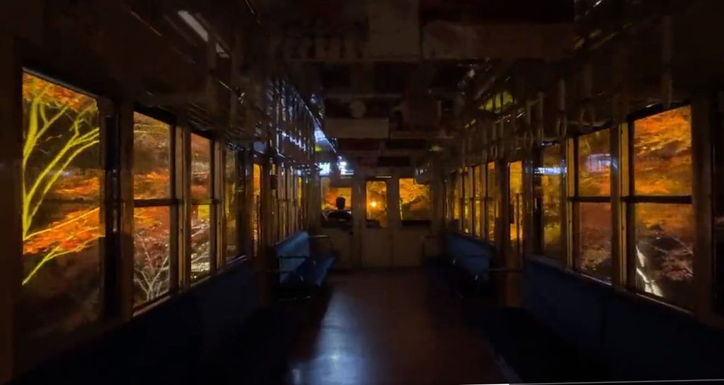 Japan's train adjusts speed, lighting for passengers to enjoy the view