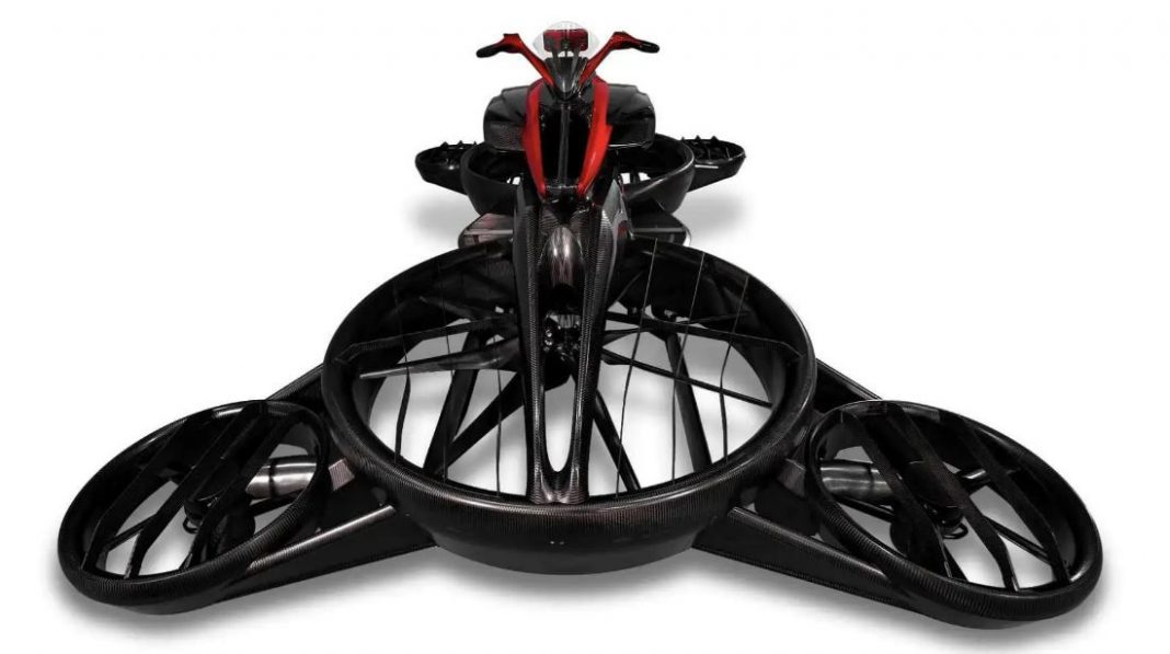 World's first flying bike XTURISMO unveiled watch video