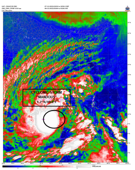 TN, Puducherry, southern Andhra brace for Cyclone Mandous as IMD issues alert