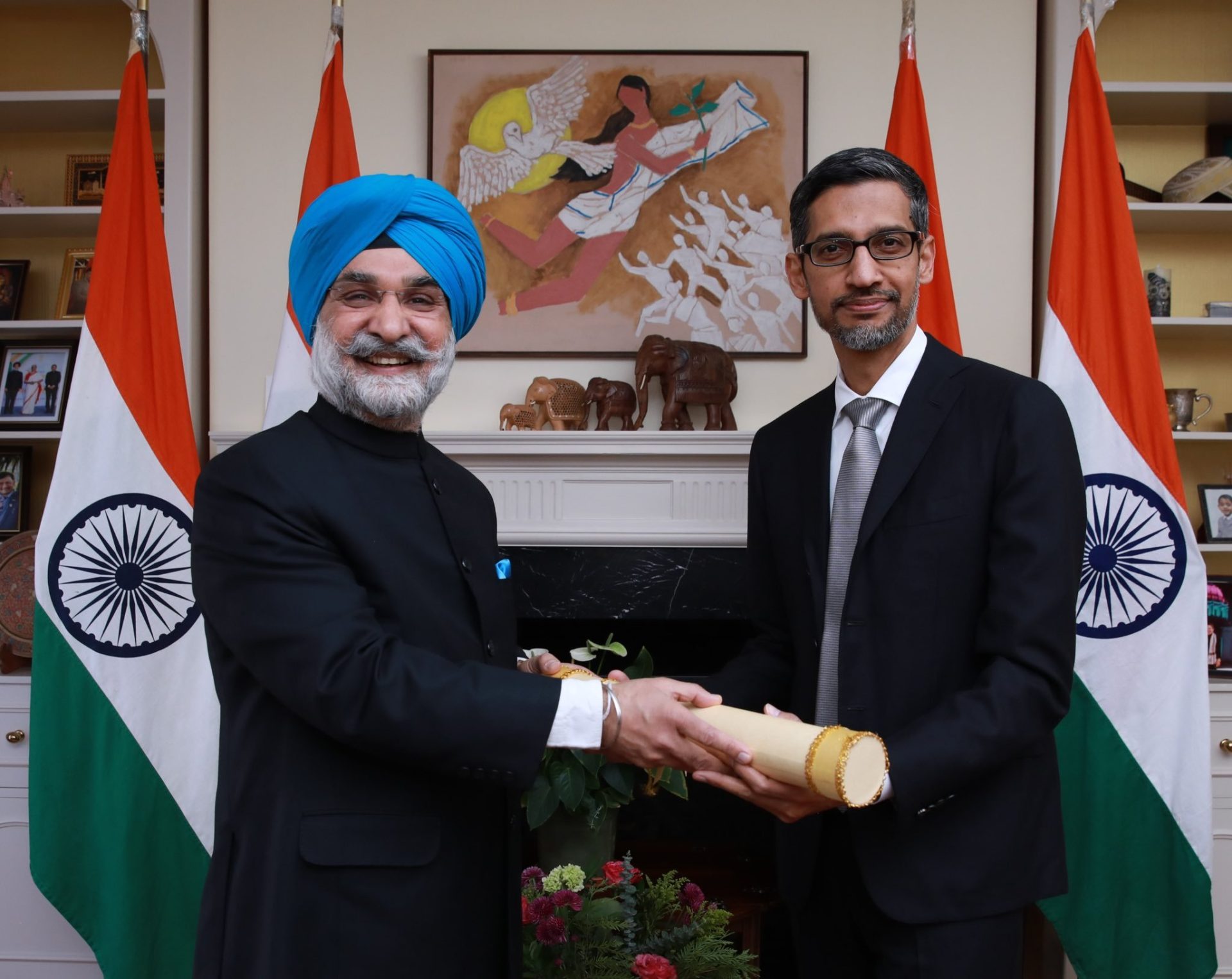 Google CEO Pichai receives Padma Bhushan, says "India is a part of me"