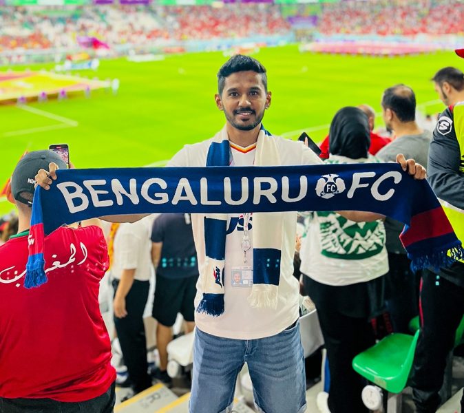Indian Super League (ISL) fans at FIFA World Cup 2022 stadiums in Qatar ...