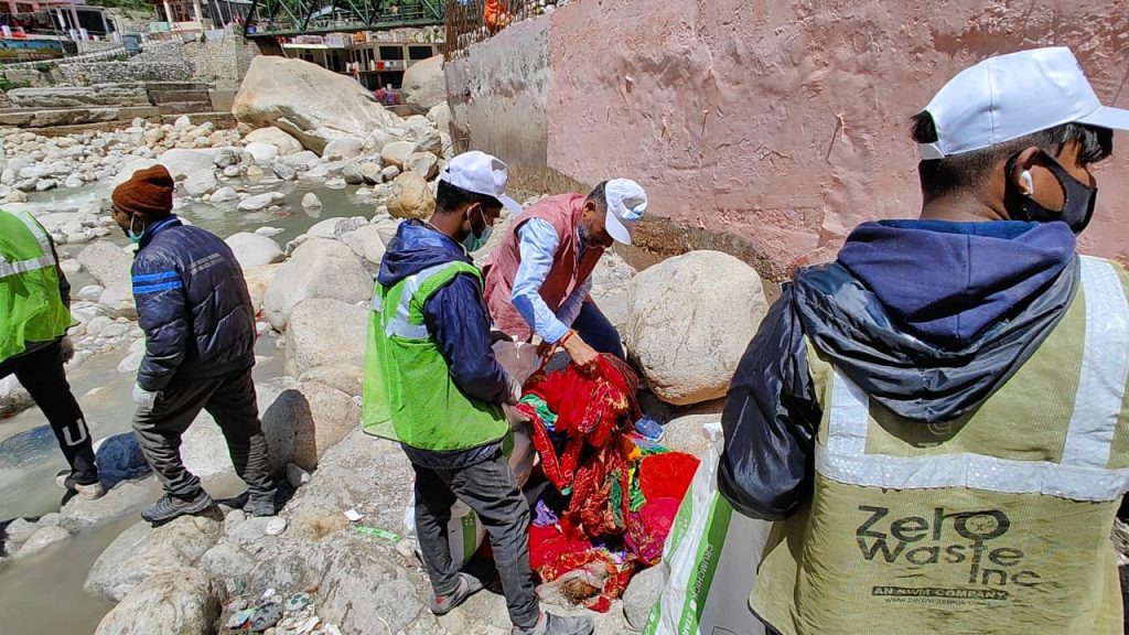 Geo-tagging for drains along Ganga to prevent solid waste discharge