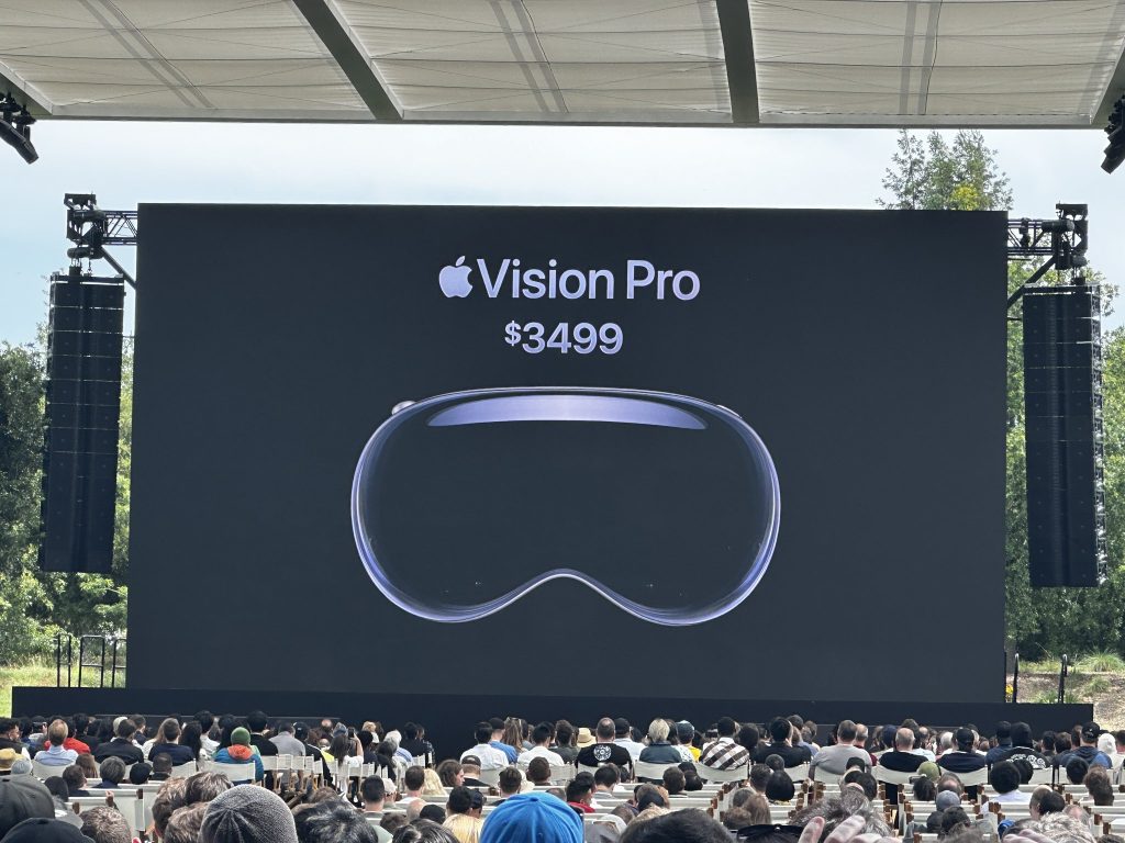 Apple unveils sleek, $3,500 Vision Pro goggles