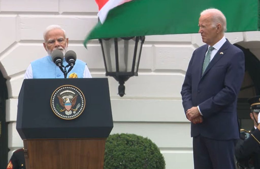 First time White House gates opened for so many: PM Modi | Indian ...
