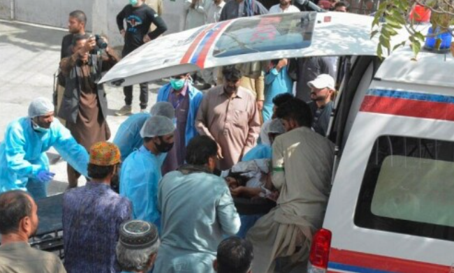 Pakistan suicide blasts: Death toll rises to 65; minister alleges India ...