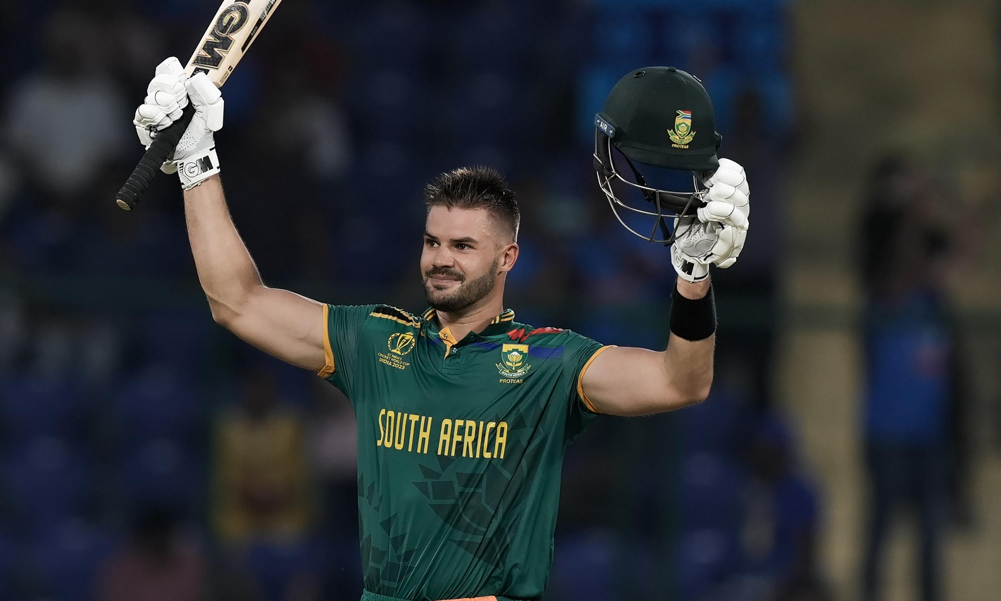 Aiden Markram smashes fastest World Cup ton; South Africa post highest ...
