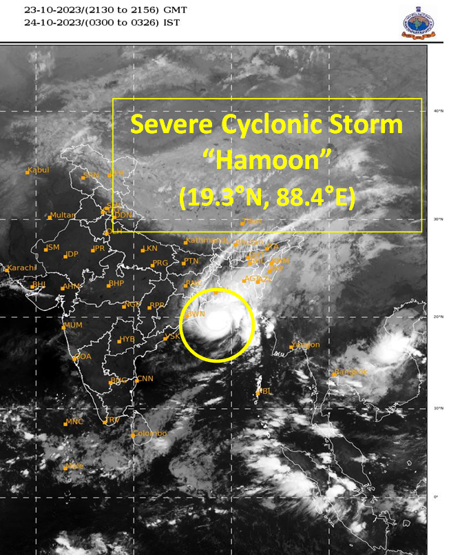 ‘Hamoon’ intensifies into severe cyclone, no major impact likely in Odisha