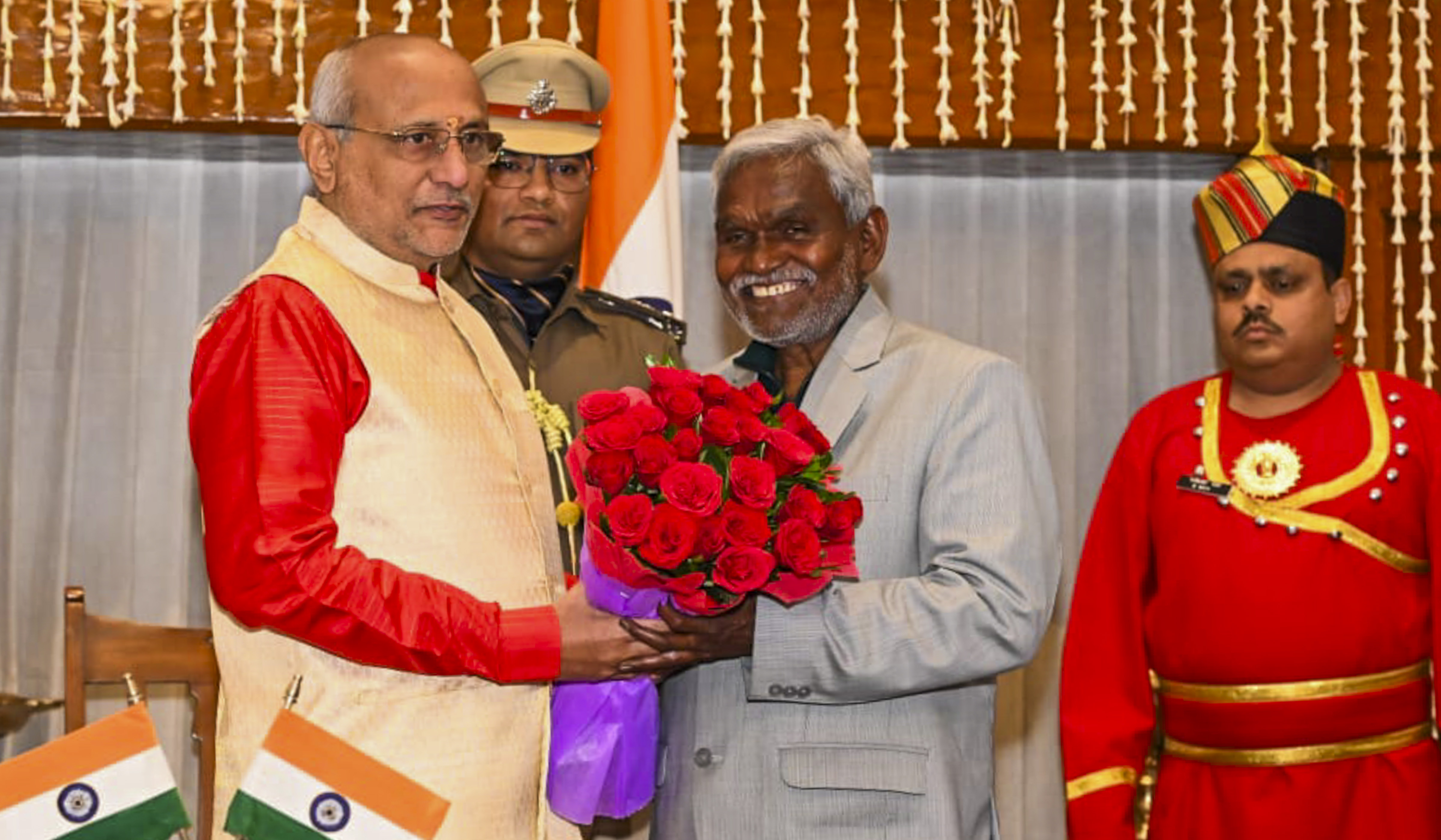 Jharkhand: JMM leader Champai Soren sworn in as Chief Minister