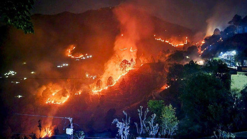 Elderly woman dies in Uttarakhand's raging forest fire, rains expected ...