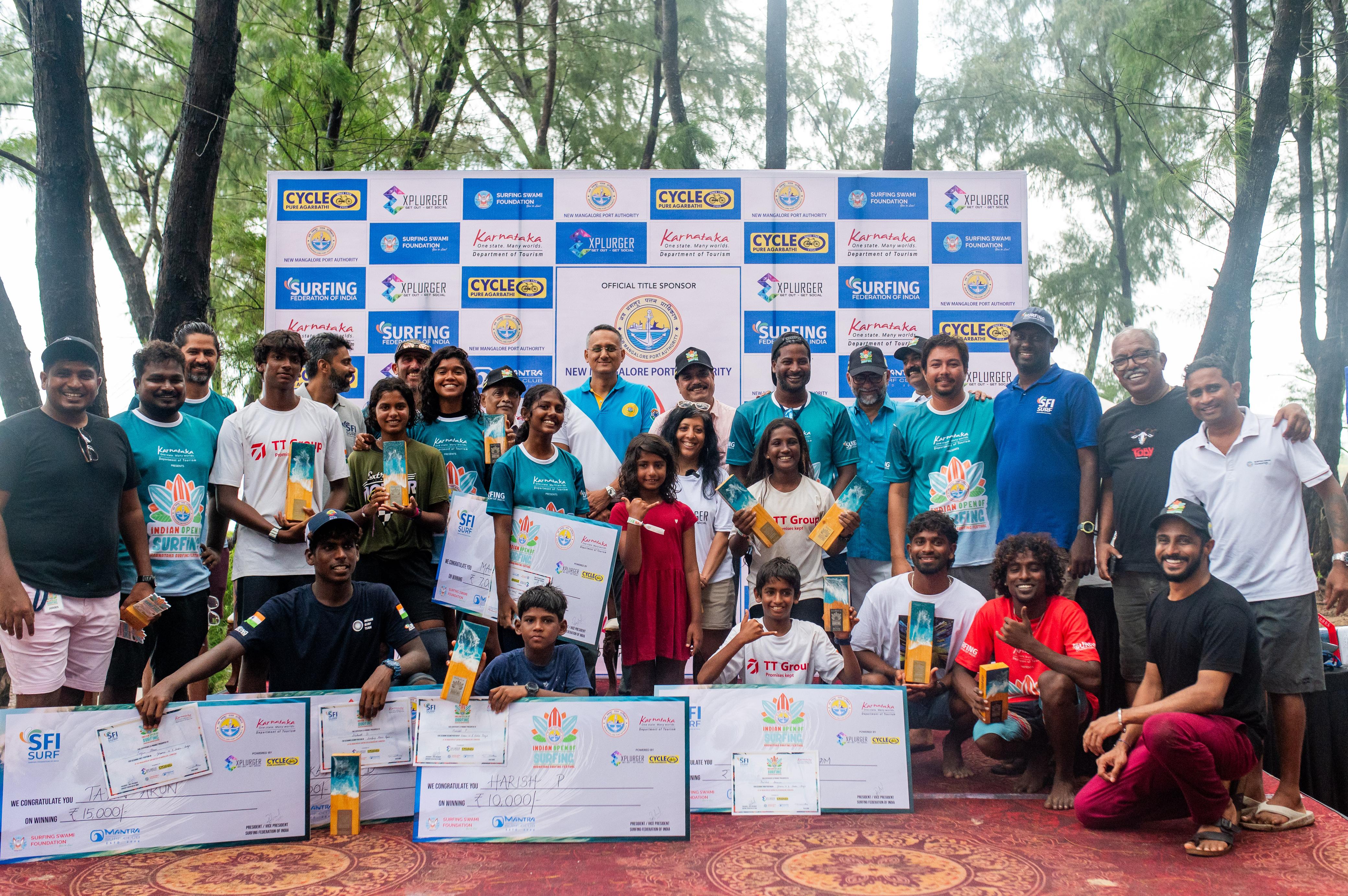 Indian Open of Surfing 2024: Tamil Nadu surfers crowned champions