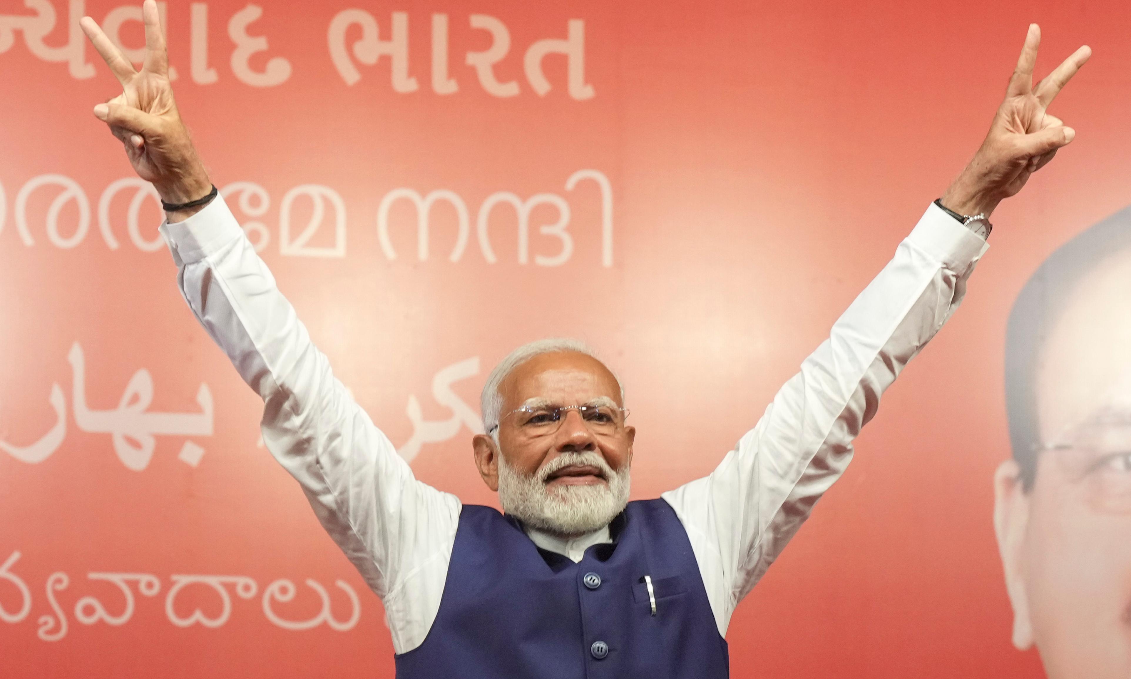 LIVE | Modi's first response: 'Will script history in my third term'