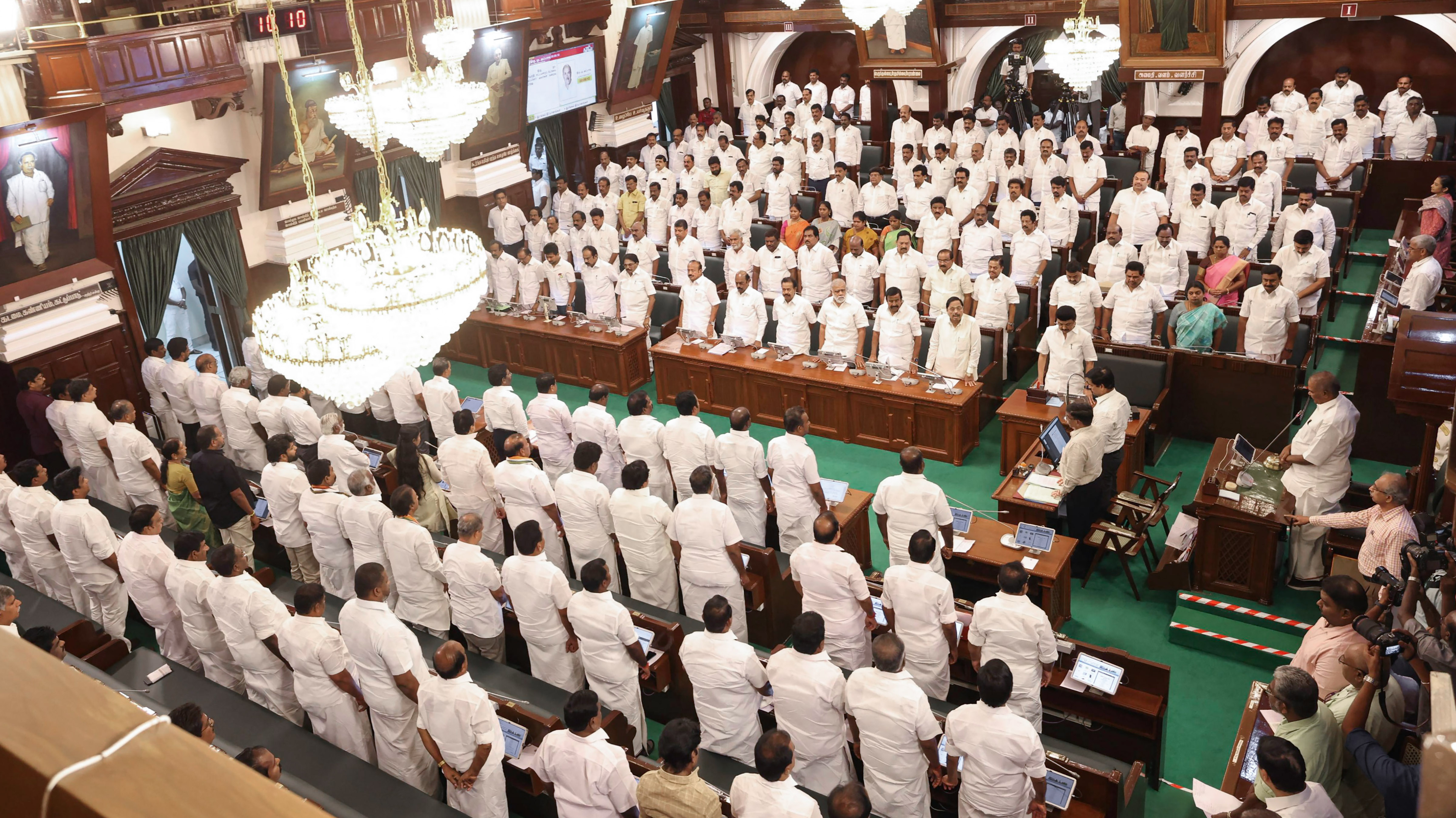 TN Assembly Speaker revokes eviction of AIADMK members following CM ...