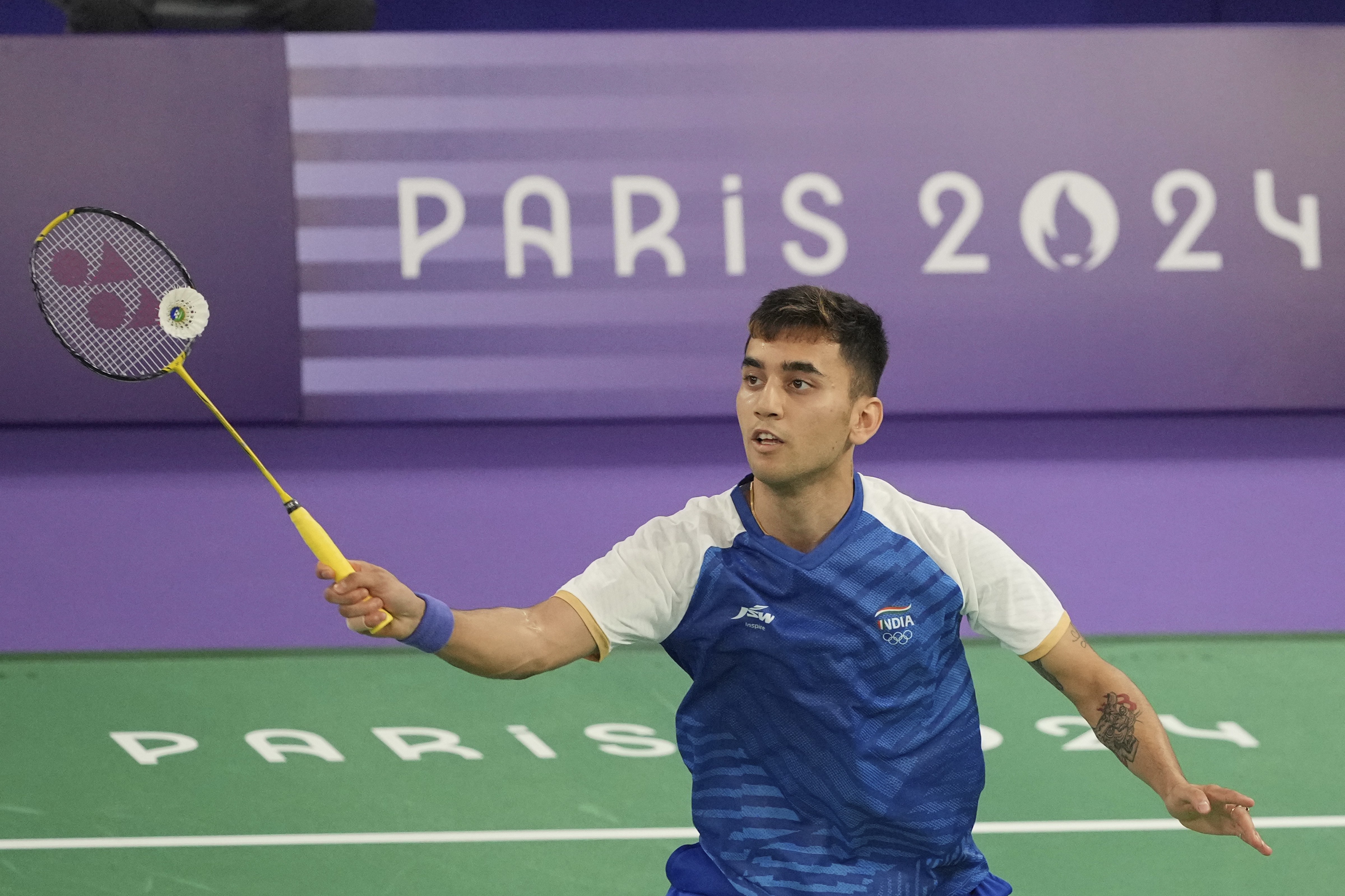 Paris Olympics badminton: Lakshya Sen beats Carraggi in straight games