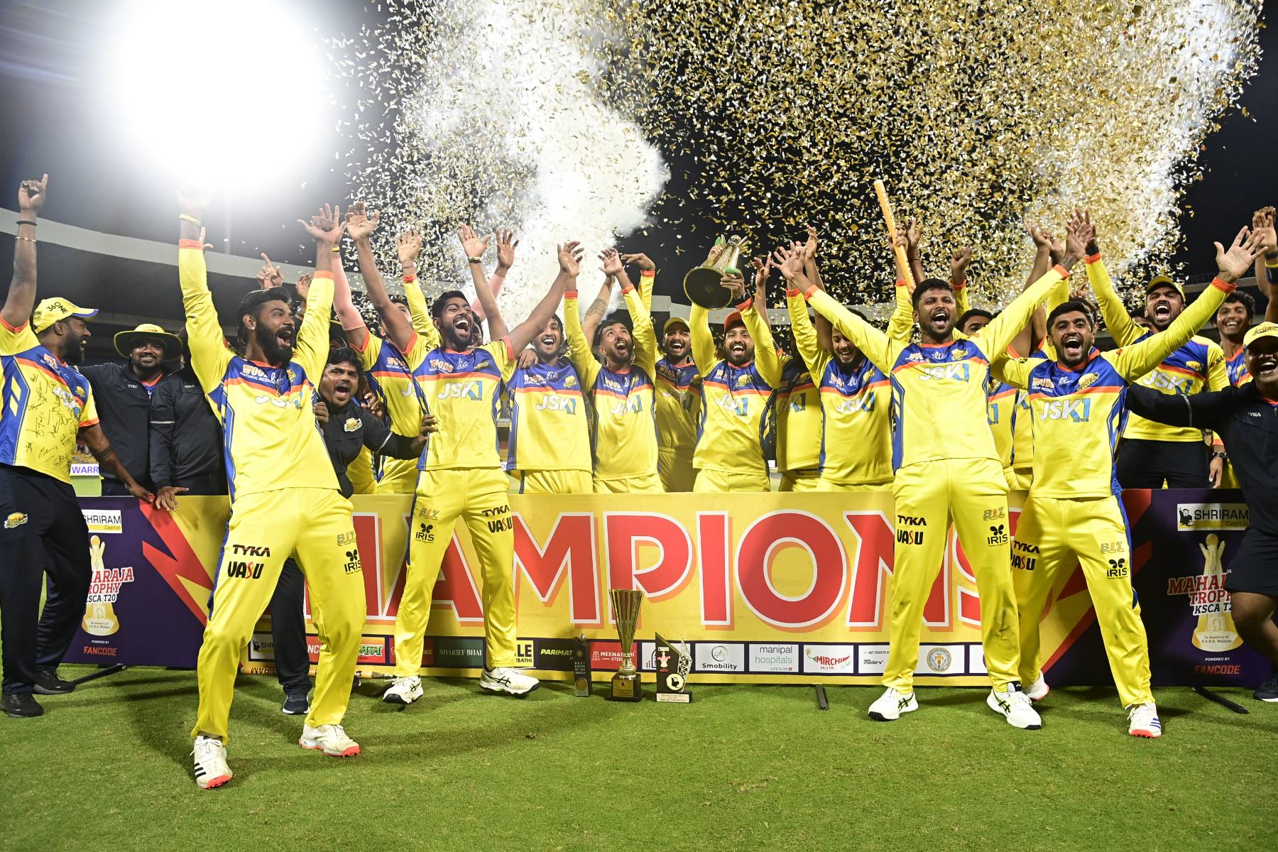 Maharaja Trophy final: Mysore Warriors crowned champions