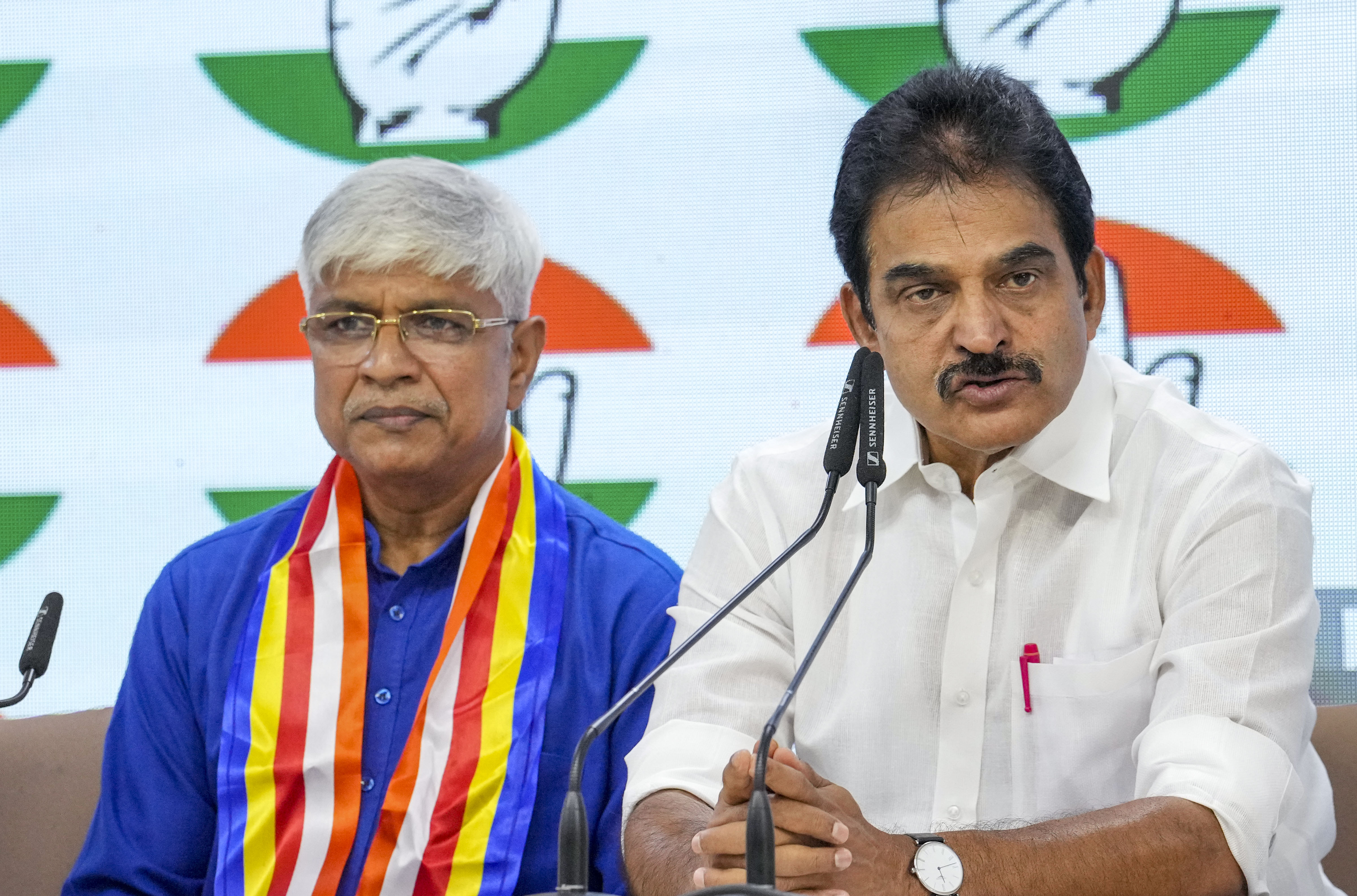 AAP MLA Rajendra Pal Gautam jumps ship, joins Congress