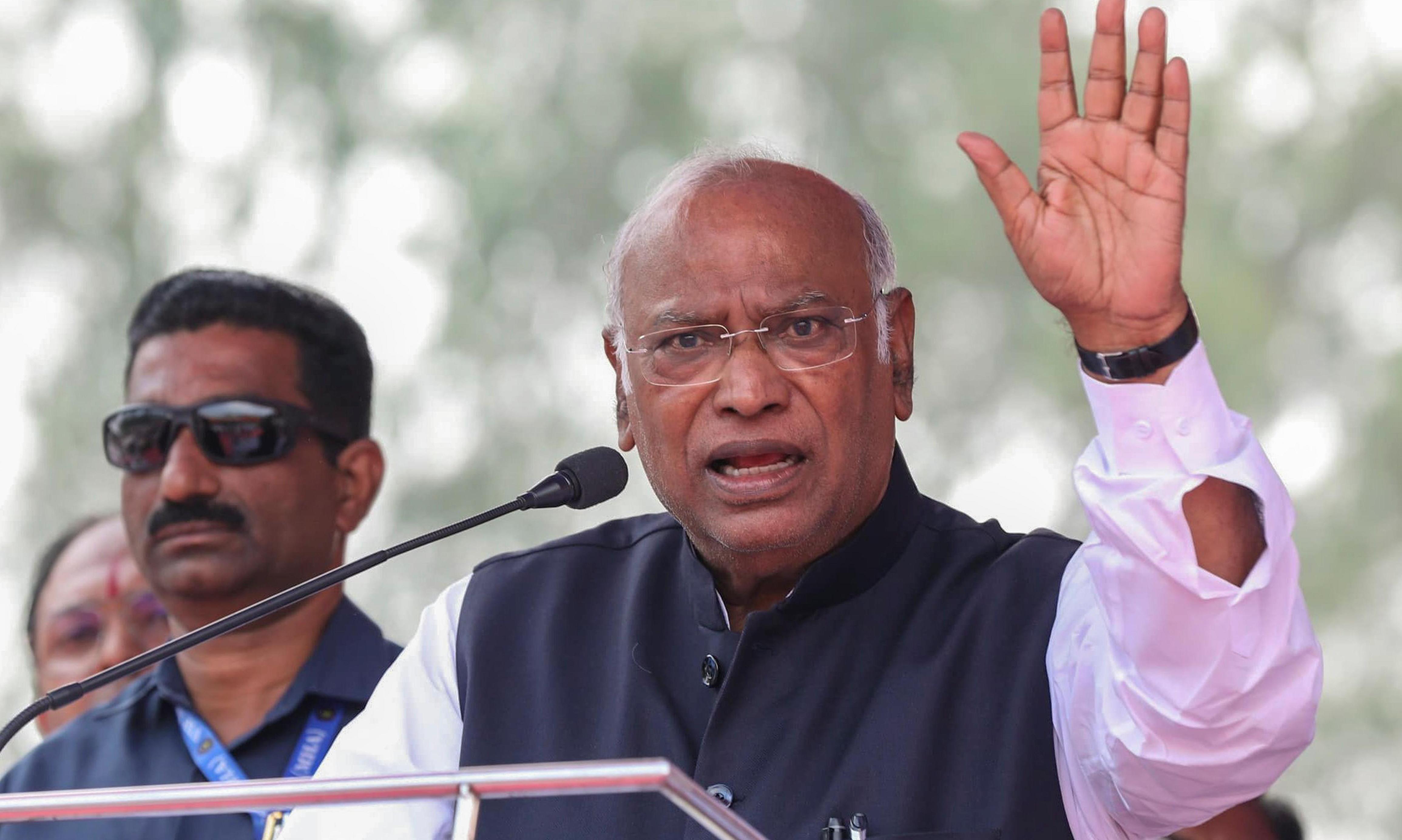 Kharge targets Make in India; dubs it more 'publicity than delivery'
