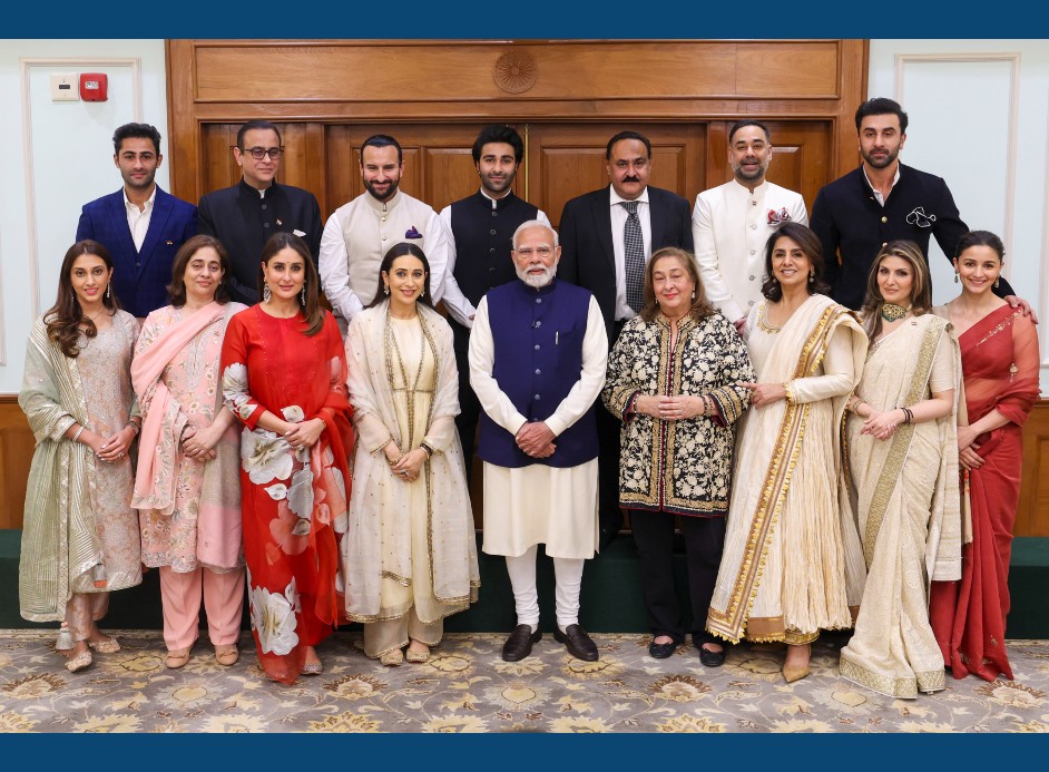 PM Modi meets Kapoor family, says Raj Kapoor's 100th birthday important ...