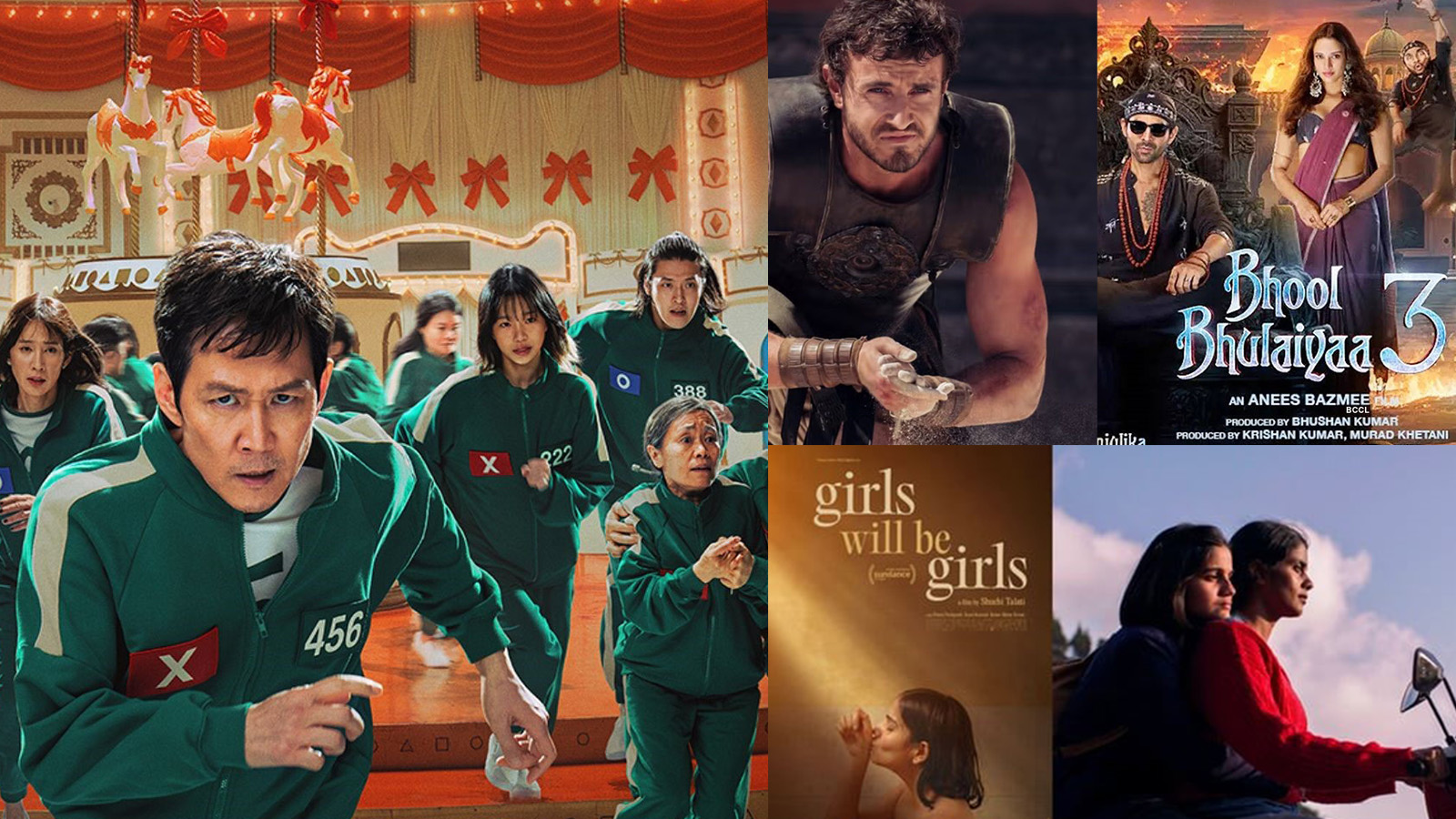 New Year picks on OTT: Blood-chilling 'Squid Game-2', gladiator's torment, Girls will be Girls!