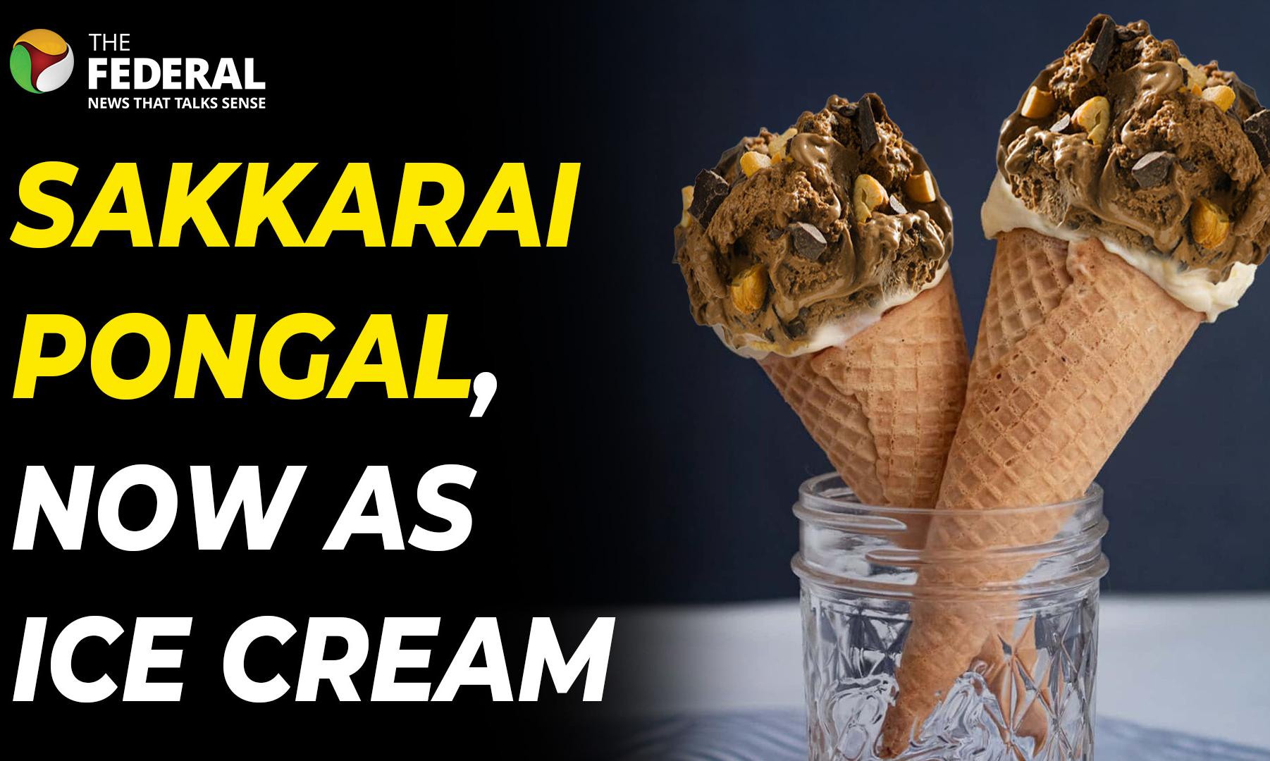 Sakkarai Pongal ice cream – Taste tradition in every scoop!