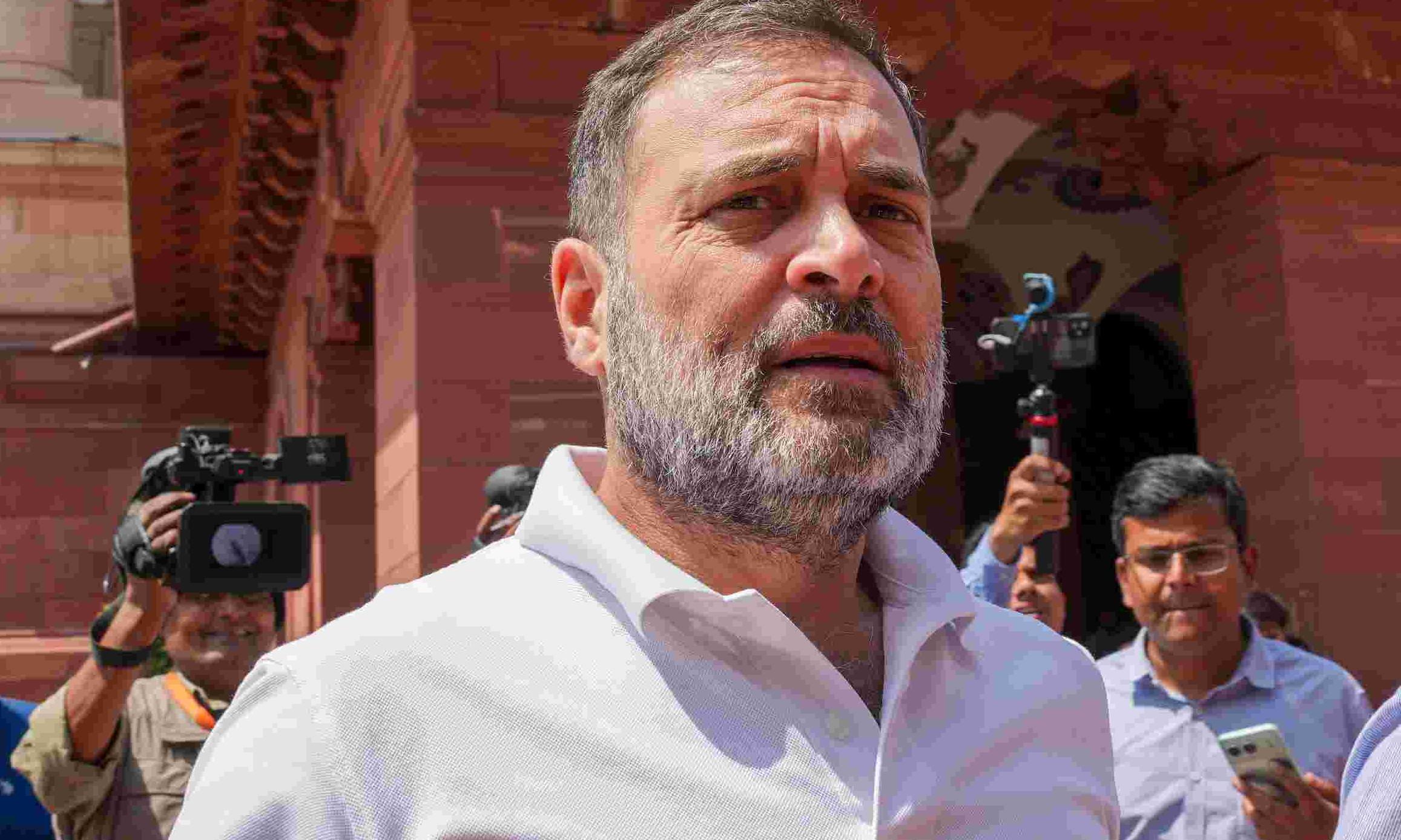 ‘Manuvadi thinking’: Rahul slams BJP over ‘purification’ ritual at ...