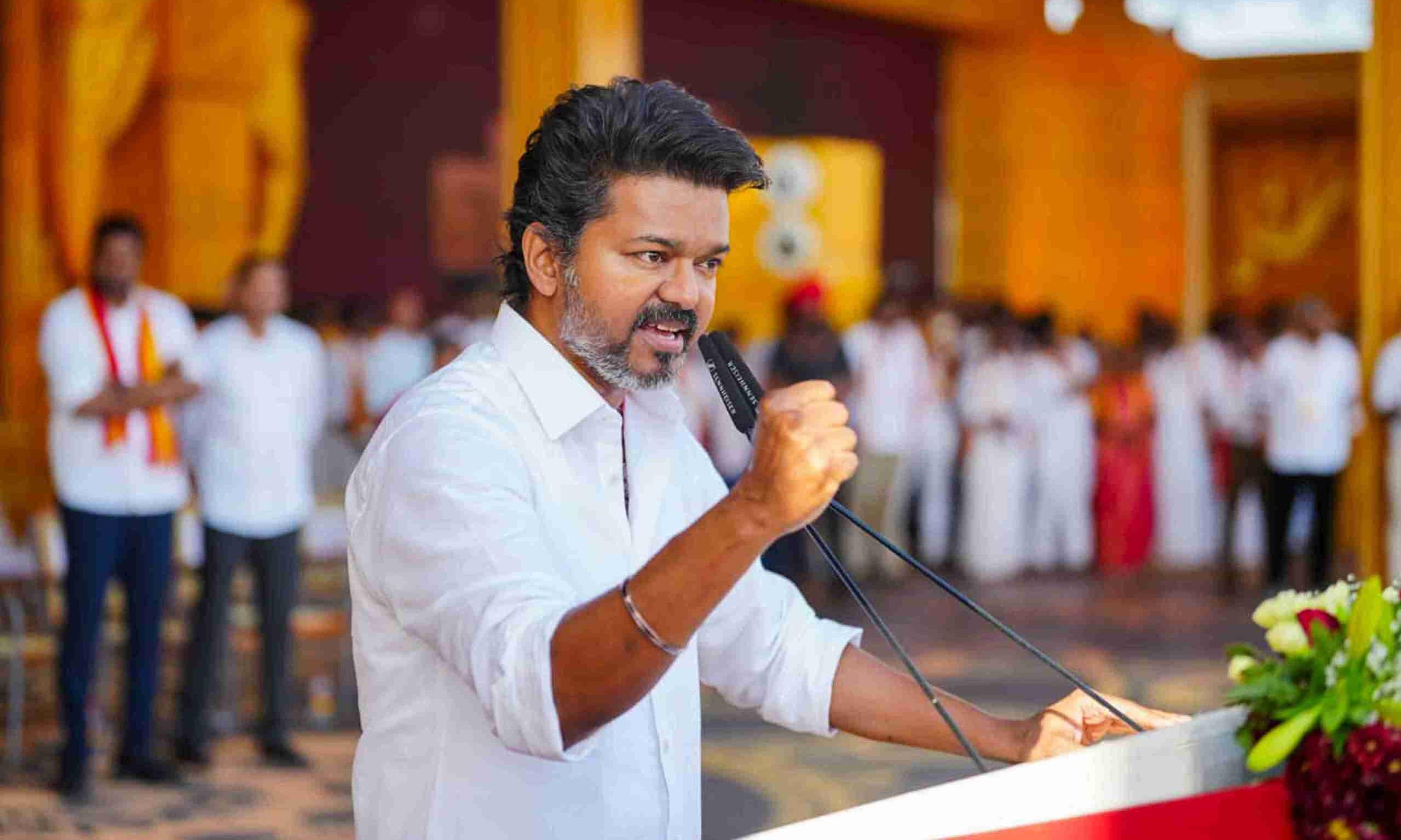 Vijay slams both ‘ideological enemy BJP, political enemy DMK’ at TVK ...