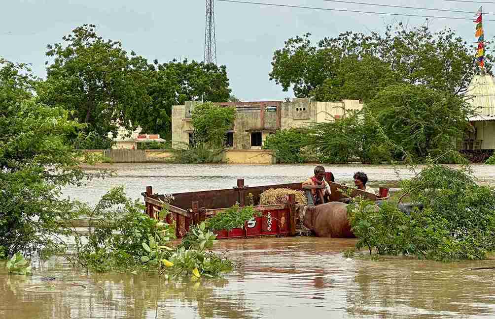 Gujarat receives above-average monsoon rain; several districts flooded