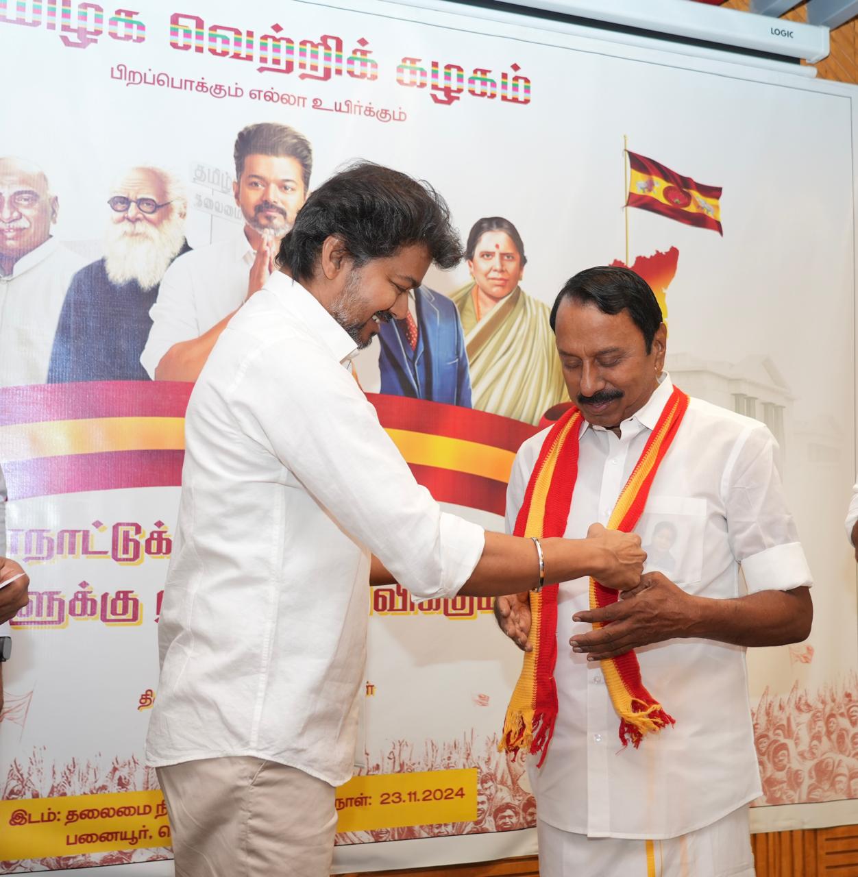 Expelled AIADMK leader Sengottaiyan, 'MGR loyalist', joins actor Vijay ...