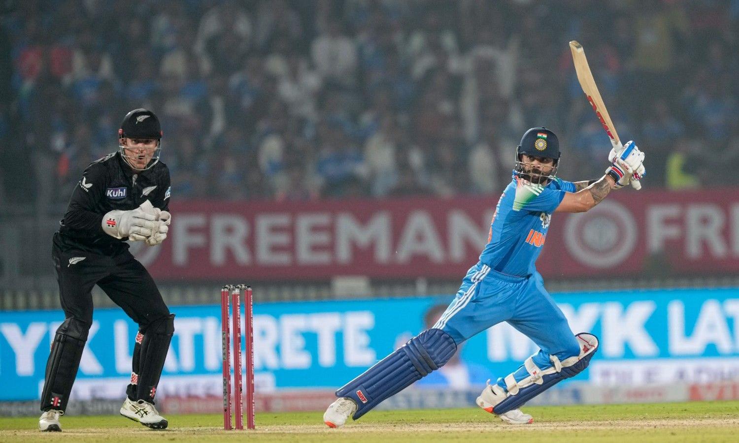 1st ODI: Virat Kohli's 93 guides India to four-wicket win against NZ