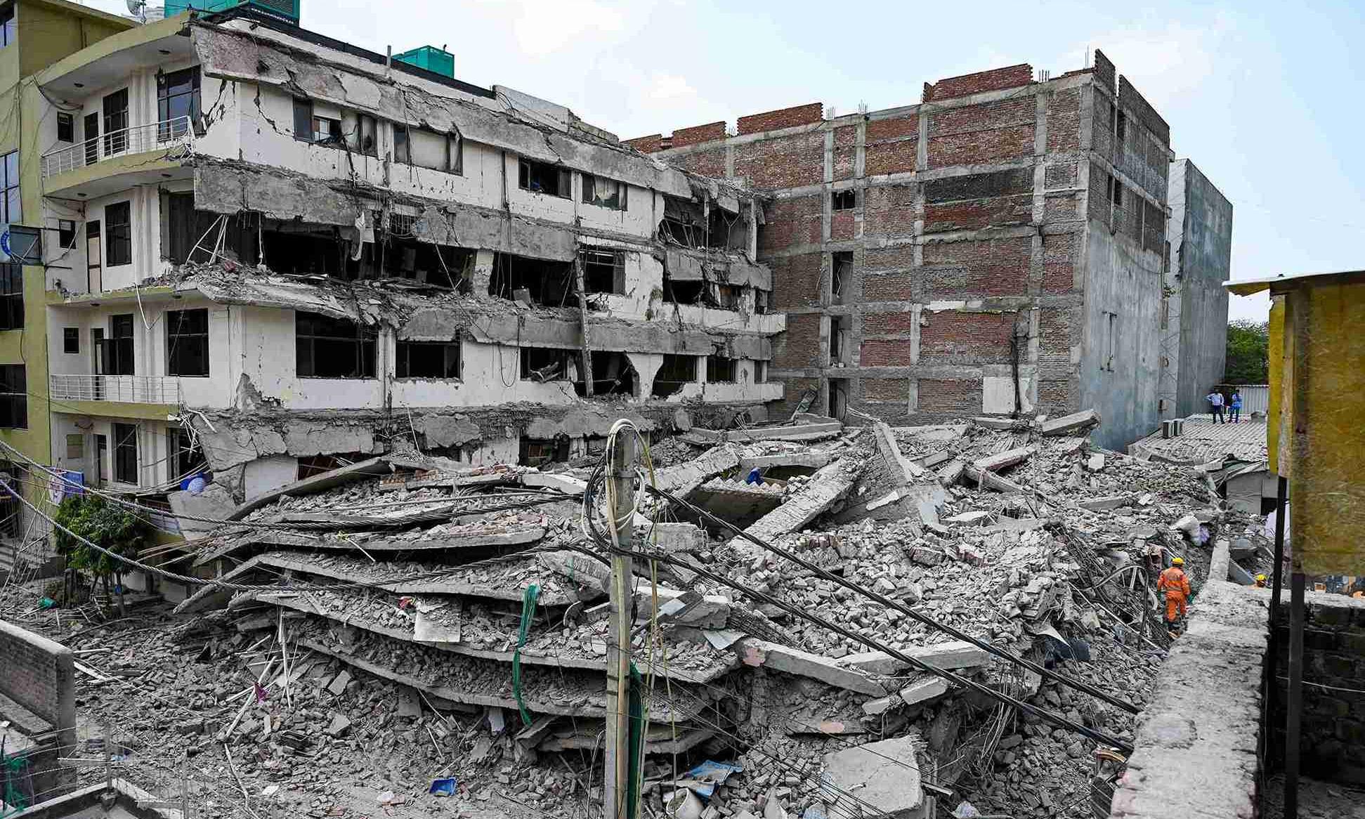 Bright futures, motherly love: All that was crushed in Saket building ...