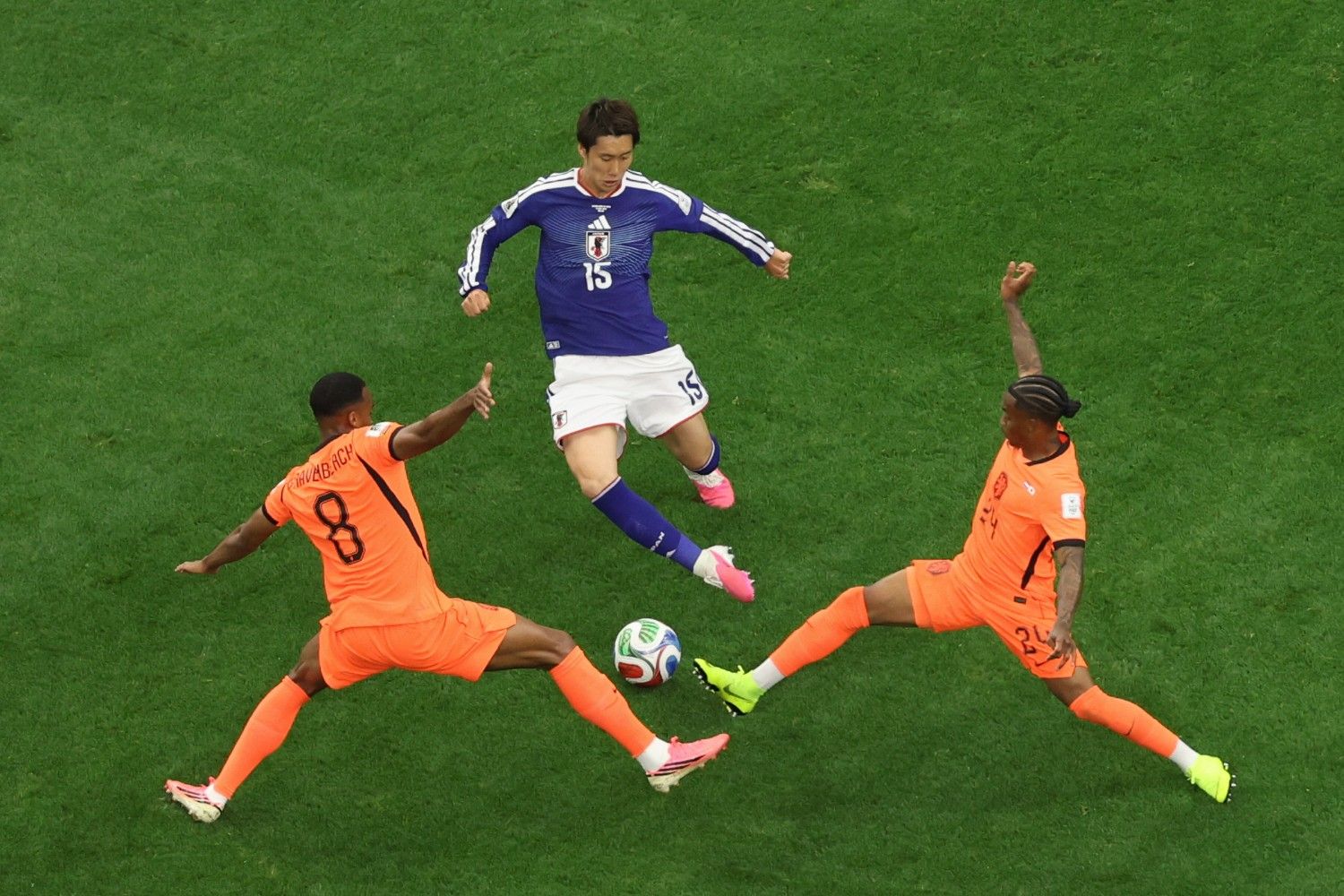 FIFA World Cup: Kamada's late header gives Japan 2-2 draw with Netherlands